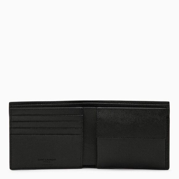 Saint Laurent | Accessories | Saint Laurent Black Leather Bifold Wallet ...